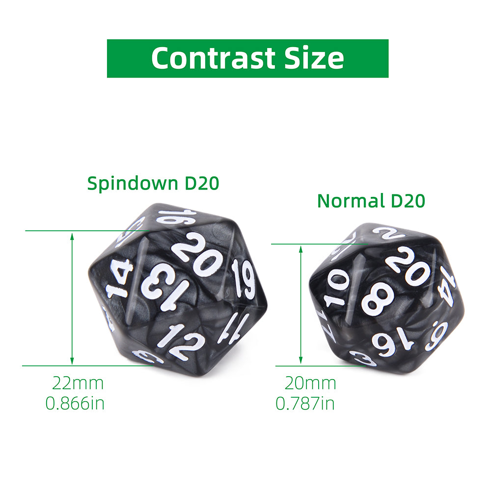 Spindown D20 Individual Dice | The Quest Suppliers